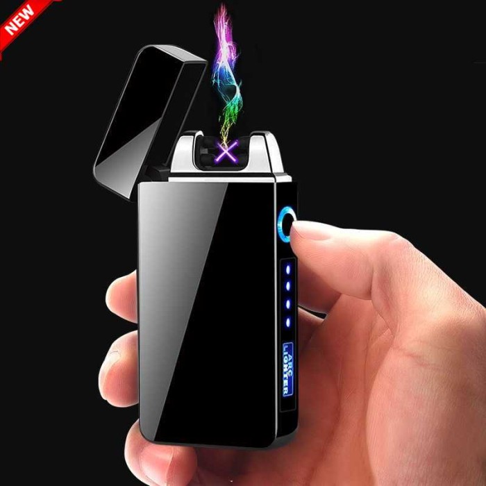 Jual Korek Api Elektrik Pulse Plasma Double Arc Lighter - JL613-FD ...