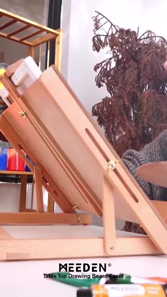 Jual Meeden Drawing Board Easel Artist Tabletop | Solid Wood, Stable ...