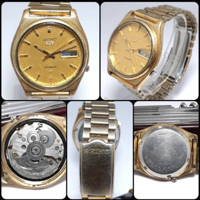 Jual SEIKO 7009 Series 2D0840. Vintage Automatic Movement. Japan Made. Gold Series. | Shopee ...
