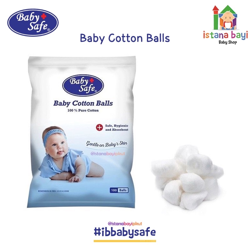 Jual Baby Safe Cotton Ball 100 pcs - Kapas bulat bayi | Shopee Indonesia