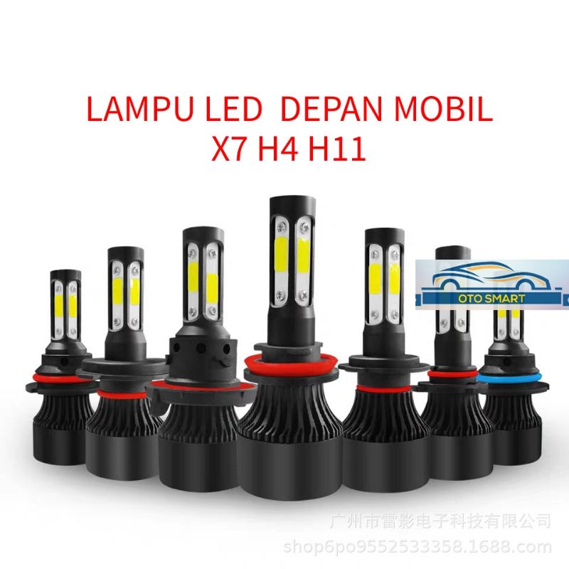 Jual Neo Lampu LED Depan Mobil X7 H4 H11 Lampu Utama Mobil Super Terang ...