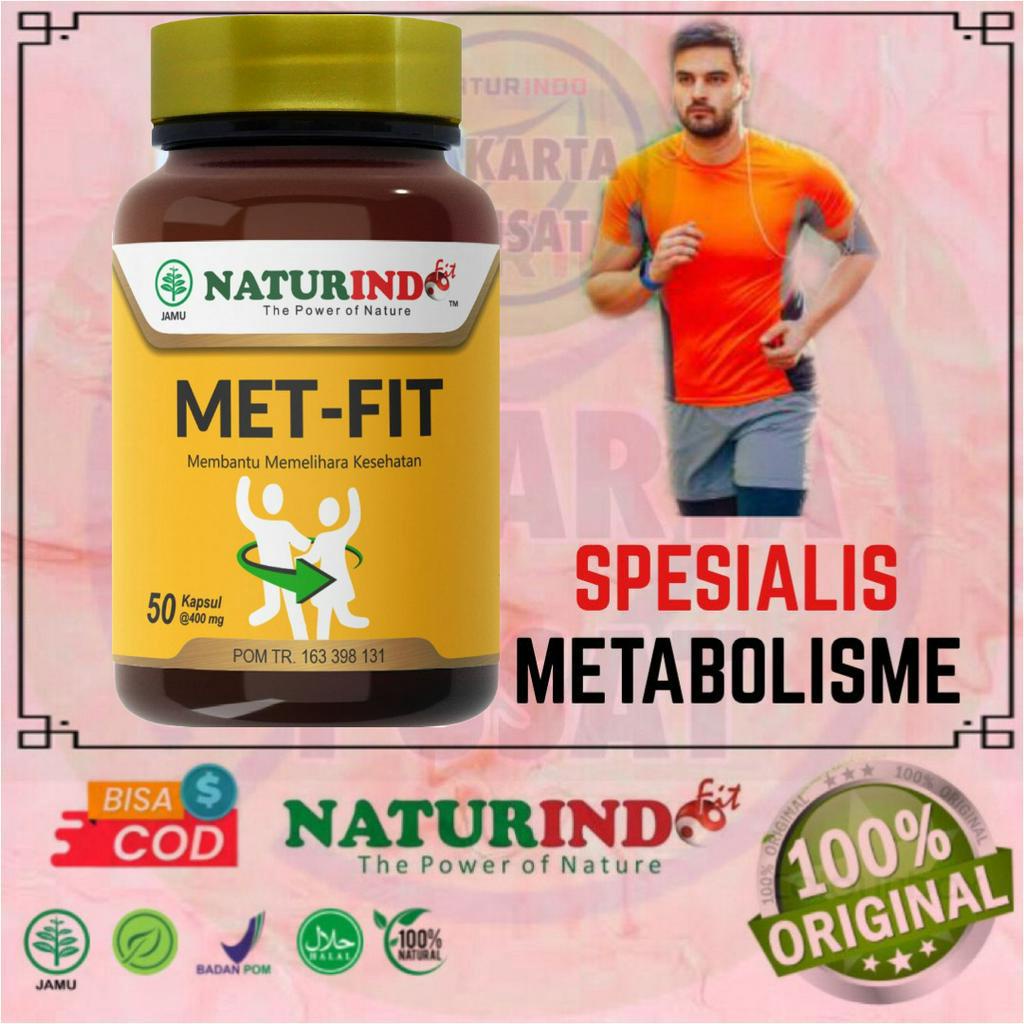 Jual Naturindo Metfit Vitamin Daya Tahan Tubuh Suplemen Obat Penambah ...