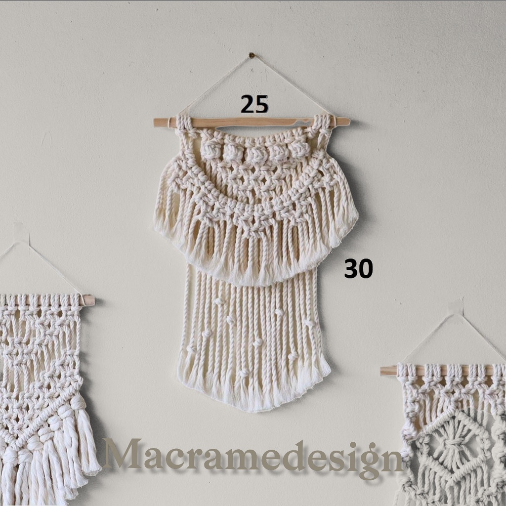 Jual macrame wall hanging/macrame gantung/hiasan dinding macrame 905l ...