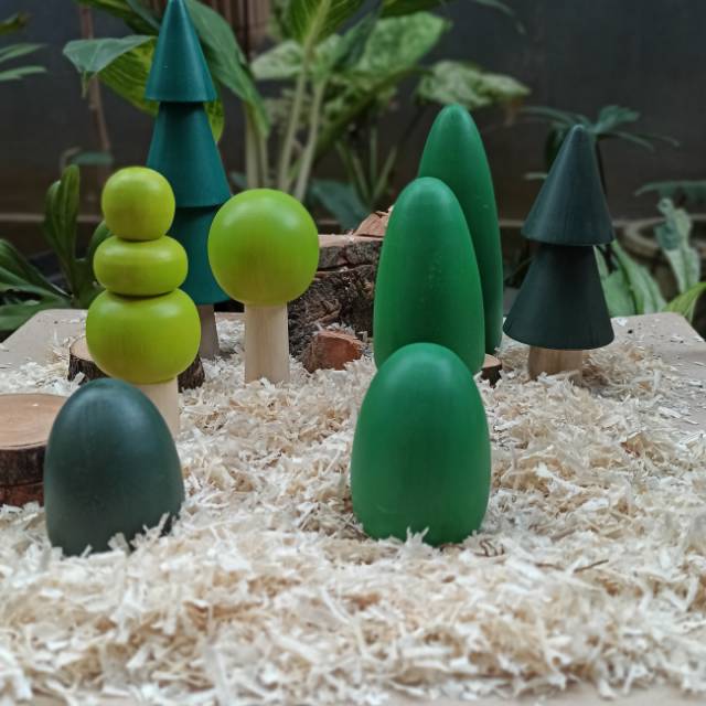 Jual Wooden trees toys | Shopee Indonesia