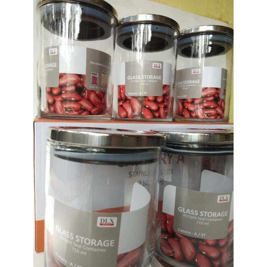 Jual Toples Kaca Canary A Stainless Ukuran 710 ml (Set 6 pcs) | Shopee Indonesia