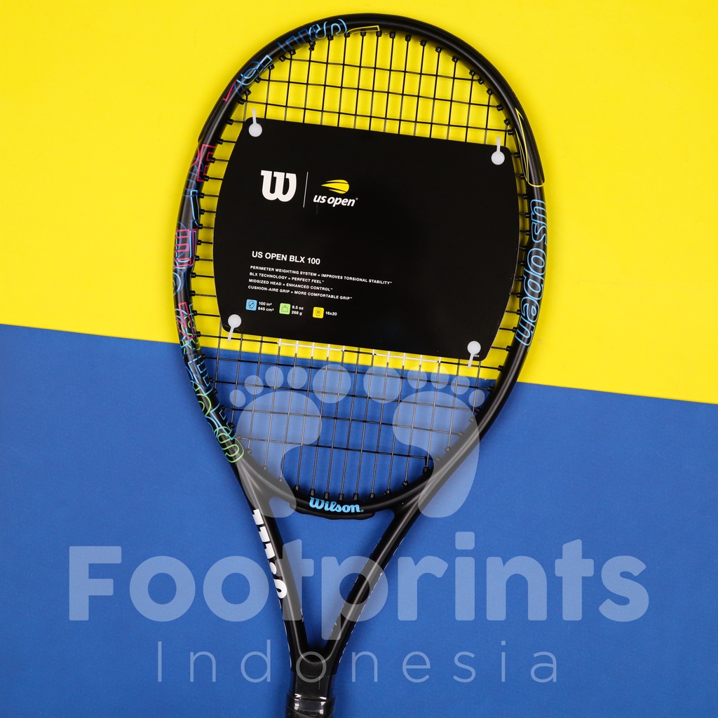 Jual Raket Tenis Wilson US Open BLX 100 Tennis Racket 268 gr Original ...