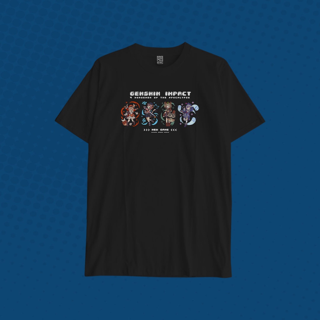 Jual Kaos Genshin Impact 8 bit - Klee, Diona, Sayu, Qiqi | Shopee Indonesia