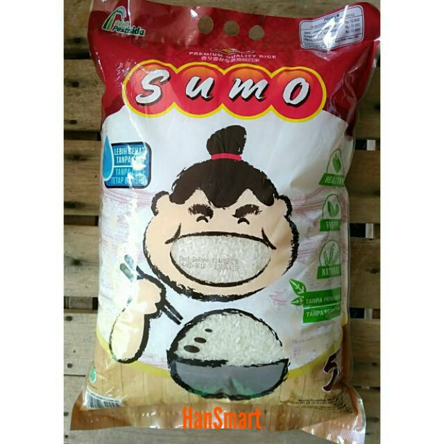 Jual Beras Sumo kemasan merah 5 kg. | Shopee Indonesia