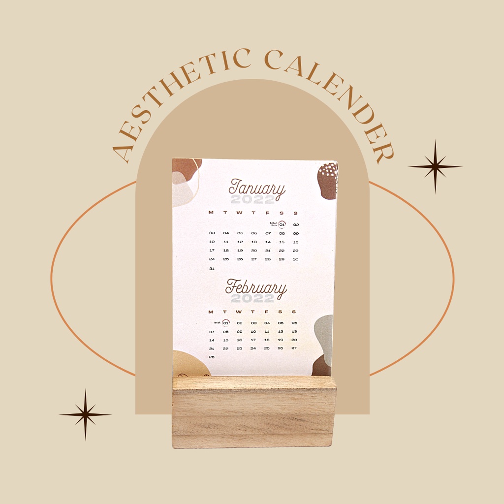 Jual Imago - Aesthetic Calender 2022, kalender calender estetik ...