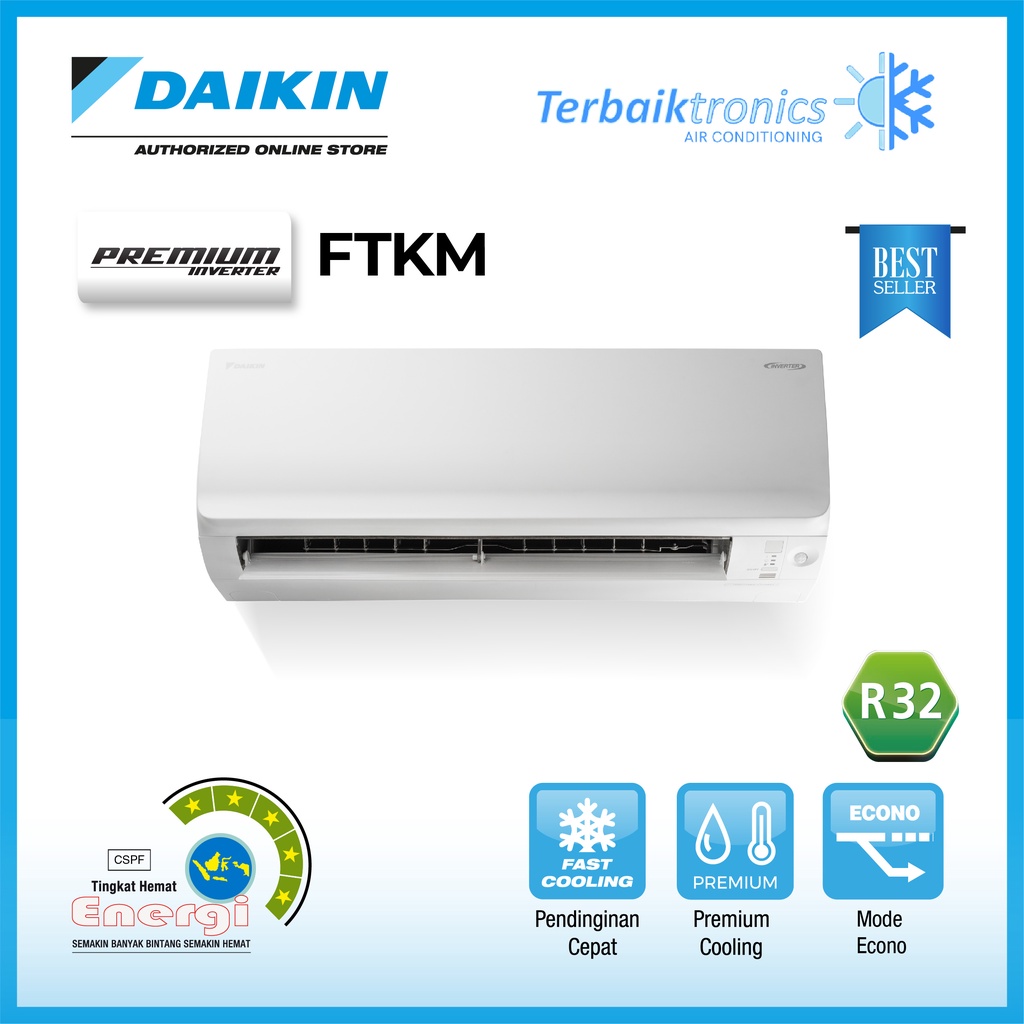Jual AC Daikin Premium Inventer 1PK 1 PK R32 FTKM25SV / FTKM25SVM4 ...