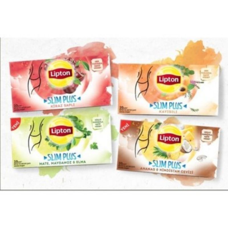 Jual Lipton Slim plus Tea Teh Diet Herbal | Shopee Indonesia