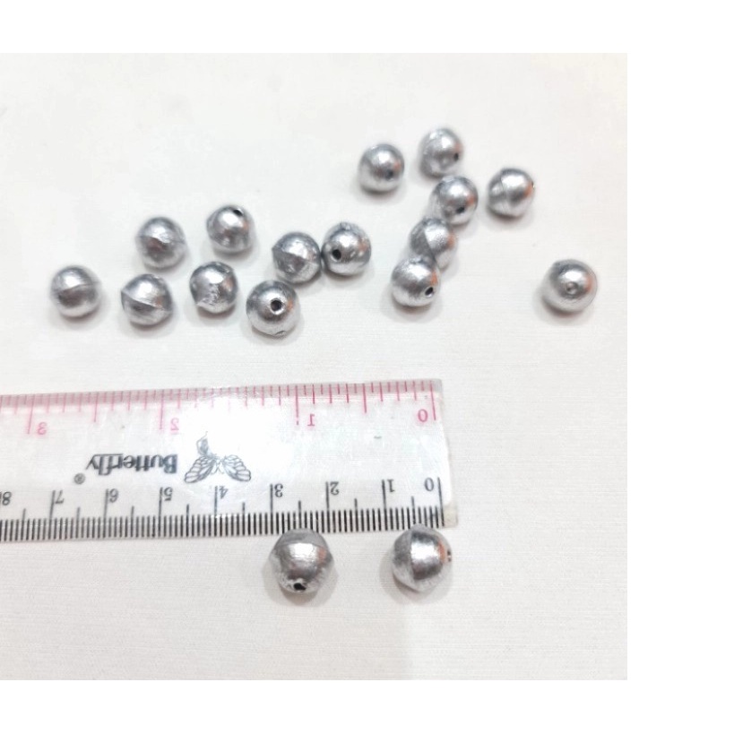 Jual Timah Pancing bulat gundu anting | Shopee Indonesia