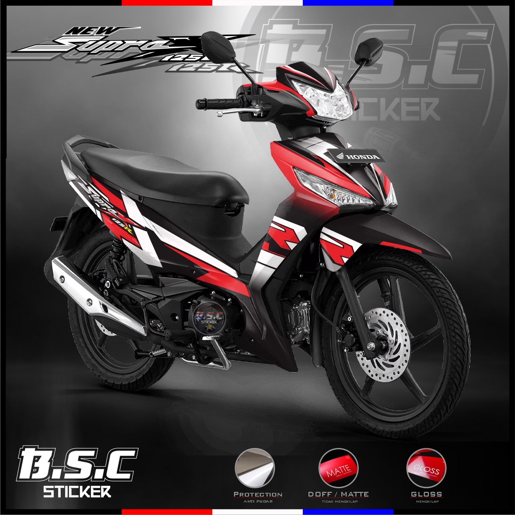 Jual Sticker Decal FULL BODY Supra X 125 Batman Supra X 125 New Motif ...