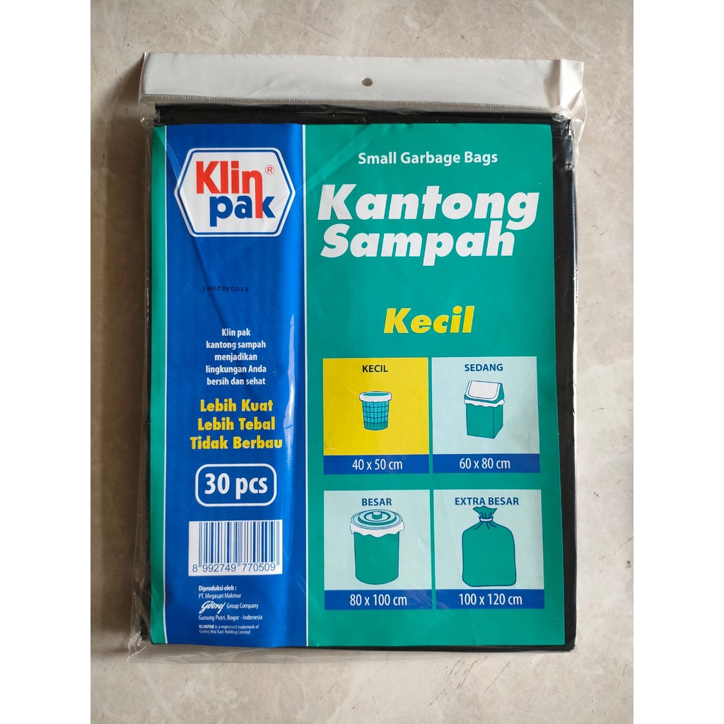 Jual Klinpak Kantong Sampah | Trash bag | Plastik Sampah | ukuran Kecil ...