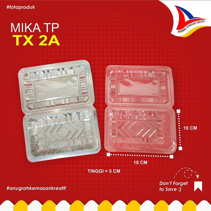 Jual Mika Tp Tx 2a / Mika Technoplastika / Mika Nasi / Mika Kue (50 Pcs ...