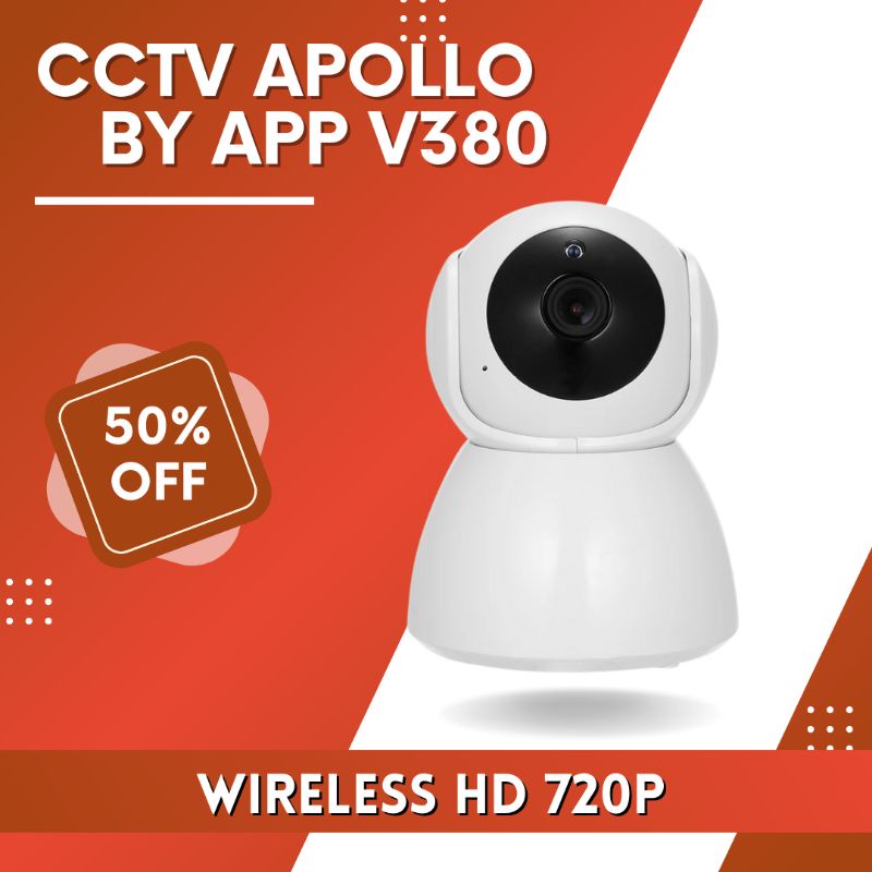 Jual CCTV APOLLO APP V380 / camera cctv wifi / cctv v380 / cctv bohlam / IP camera cctv wifi ...