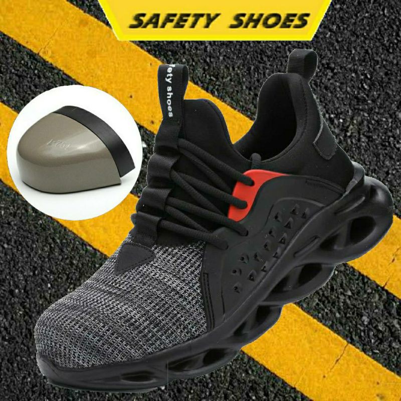 Jual safety shoes RINGAN sepatu safety UJUNG BESI | Shopee Indonesia