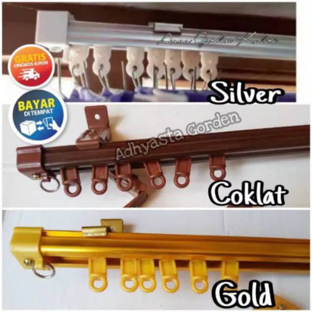 Jual Rel gorden/rell korden/rail hordeng/rel kotak terlaris / termurah ...