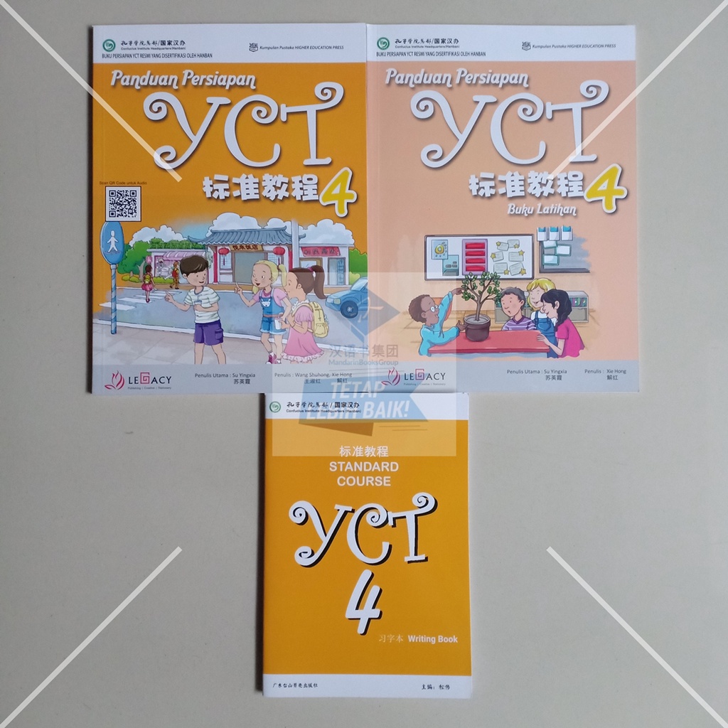 Jual Paket Buku YCT 4 Panduan Persiapan dan Writing Book (3 Jilid + QR ...