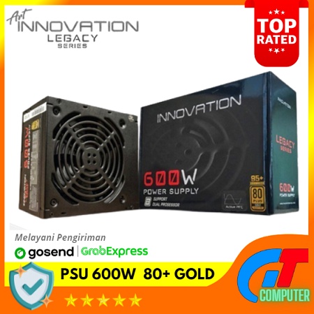 Jual Power Supply / PSU Innovation Legacy Series 600W 600 Watt 80+ Gold ...