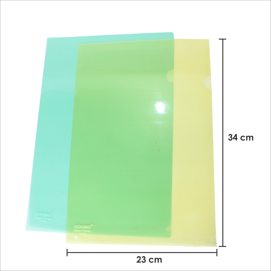 Jual Map Plastik / Map File / Map L Bening Full Color Ukuran F4 ...