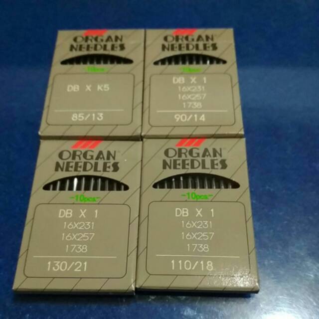 Jual Jarum DP×5 dan DB×1 mesin jahit high speed dan jarum bordir computer ORGAN Original ...