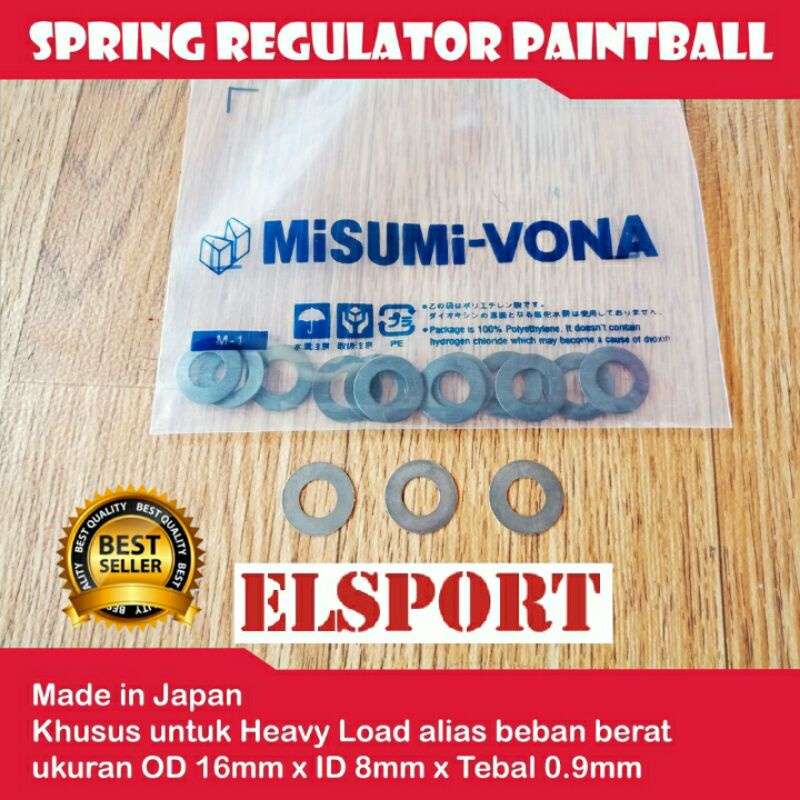 Jual regulator pcp-disk spring regulator paintball-disk spring pcp ...