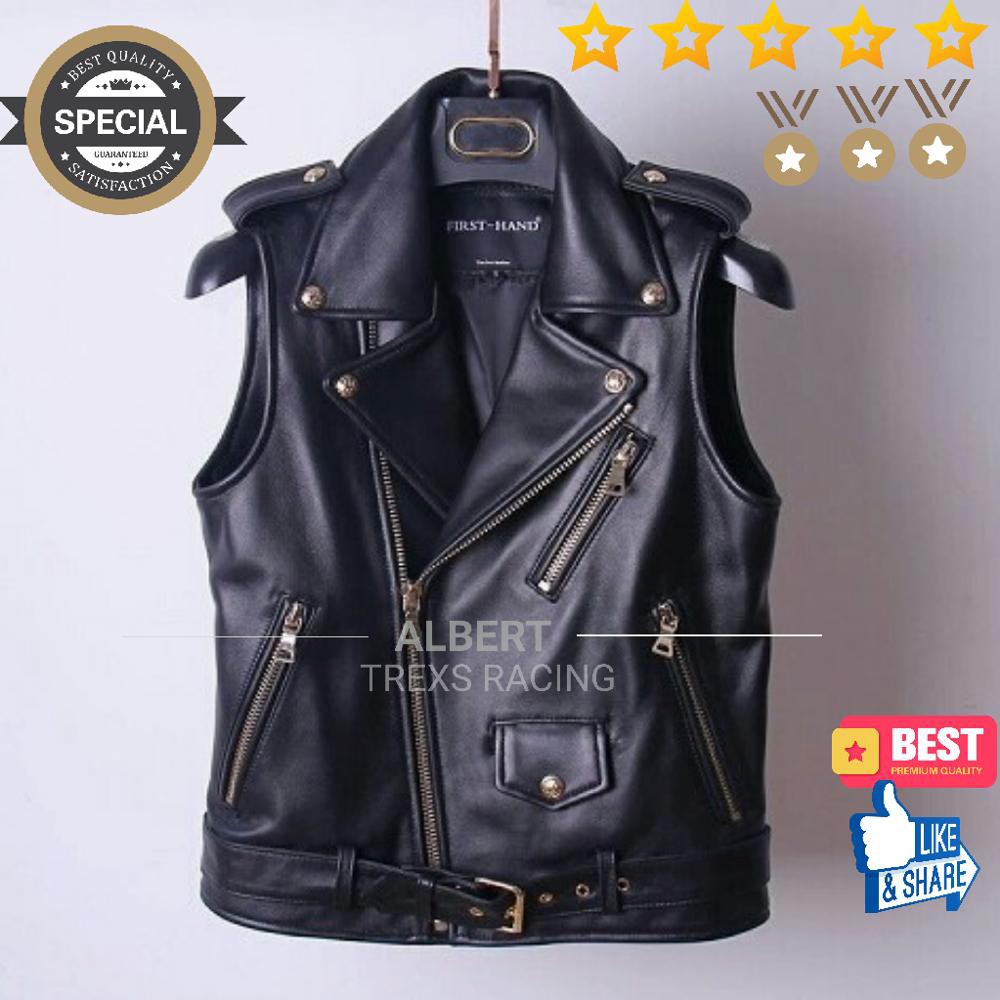 Jual rompi pria kulit pu - ROMPI PRIA TERBARU - ROMPI MOTOR | Shopee ...