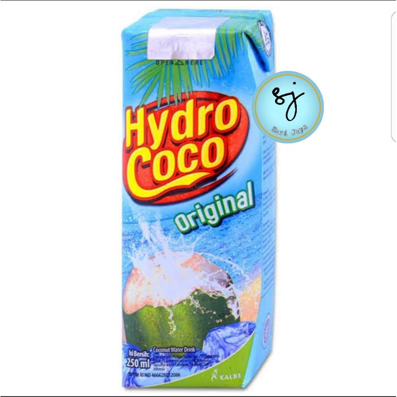 Jual Hydro Coco Air Kelapa Asli Ukuran 250 ml | Shopee Indonesia