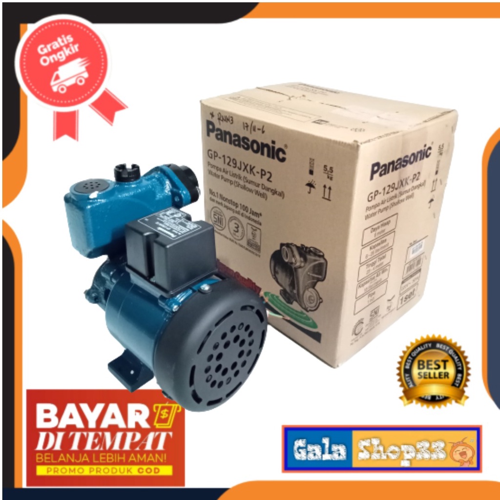 Jual POMPA AIR PANASONIC GP-129JXK Manual 125 Watt | Shopee Indonesia