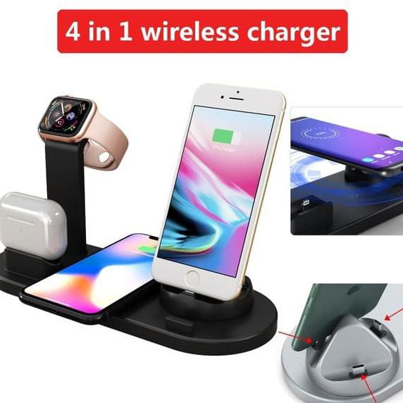 Jual Wireless Multi functional charging stand docking multi function ...