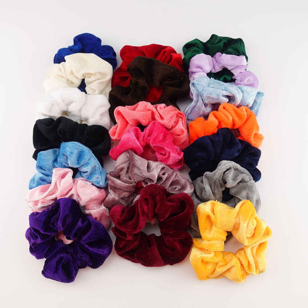 Jual CEPOL RAMBUT SCRUNCHIE KOREA BAHAN PREMIUM VELVET/Kunciran Rambut ...