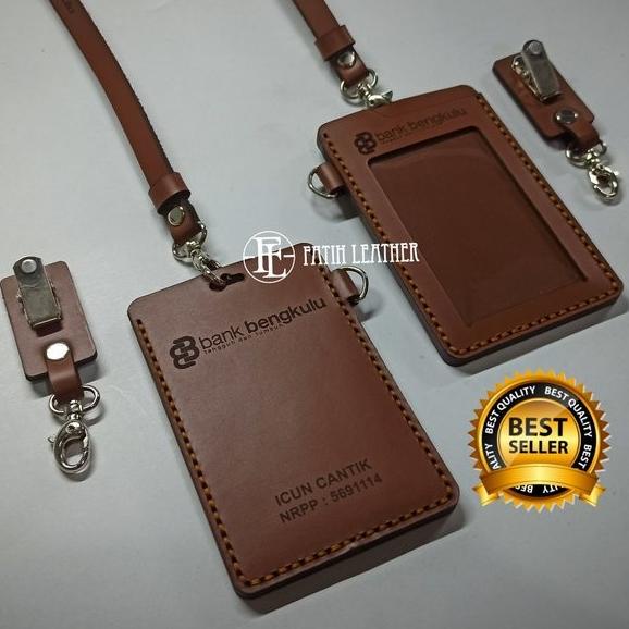 Jual NAME TAG KULIT CUSTOM LOGO DAN NAMA PERUSAHAAN ATAU INSTANSI ...