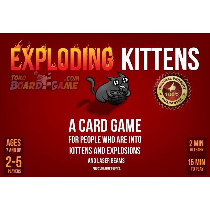 Jual Exploding Kittens ( Original ) Board Game - Exploding Kitten ...