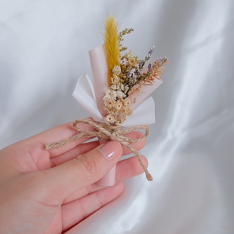 Jual SUPER MINI Dried Flower Bouquet Buket Bunga Kering Mini Rustic ...