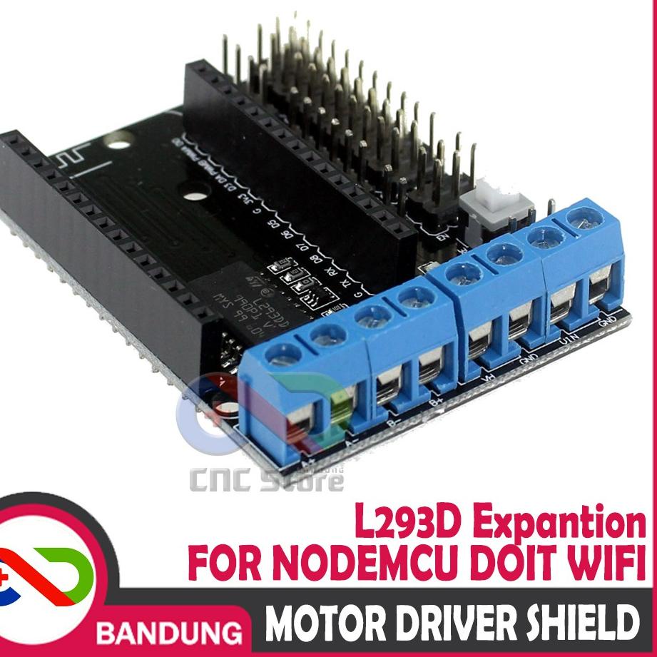 Jual Top Product L293 L293D MOTOR DRIVER SHIELD FOR NODEMCU DOIT WIFI ESP8266 BOARD | Shopee ...