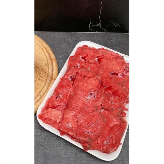 Jual Beef Daging Sapi Paru Import SLICE AUS Lungs | Shopee Indonesia