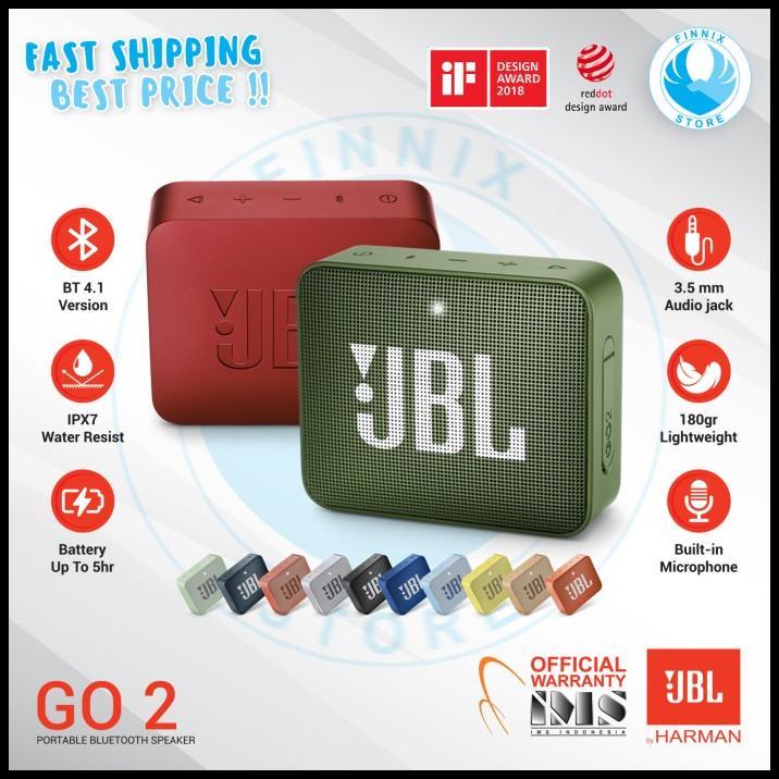 Jual Jbl Go 2 Portable Mini Bluetooth Speaker Original - Garansi Resmi | Shopee Indonesia