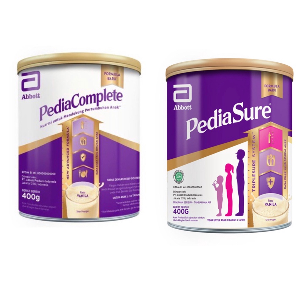 Jual Pediacomplete vanila 400 gr ( pediasure complete kemasan baru) | Shopee Indonesia