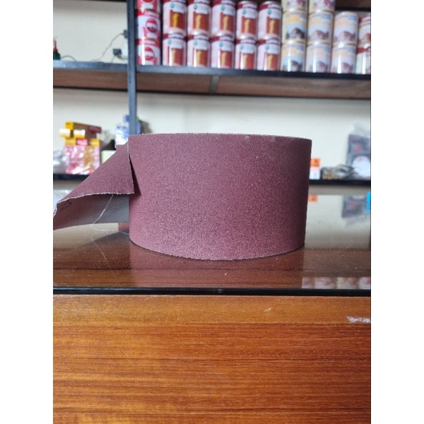 Jual Amplas roll amplas kain grit 80 100 120 150 180 240 320 400 harga ...