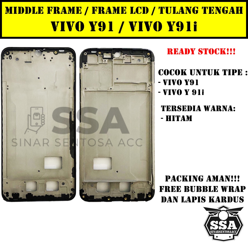 Jual Tulang Tengah Middle Frame LCD Vivo Y91 Y91i Original 100% Tulang ...