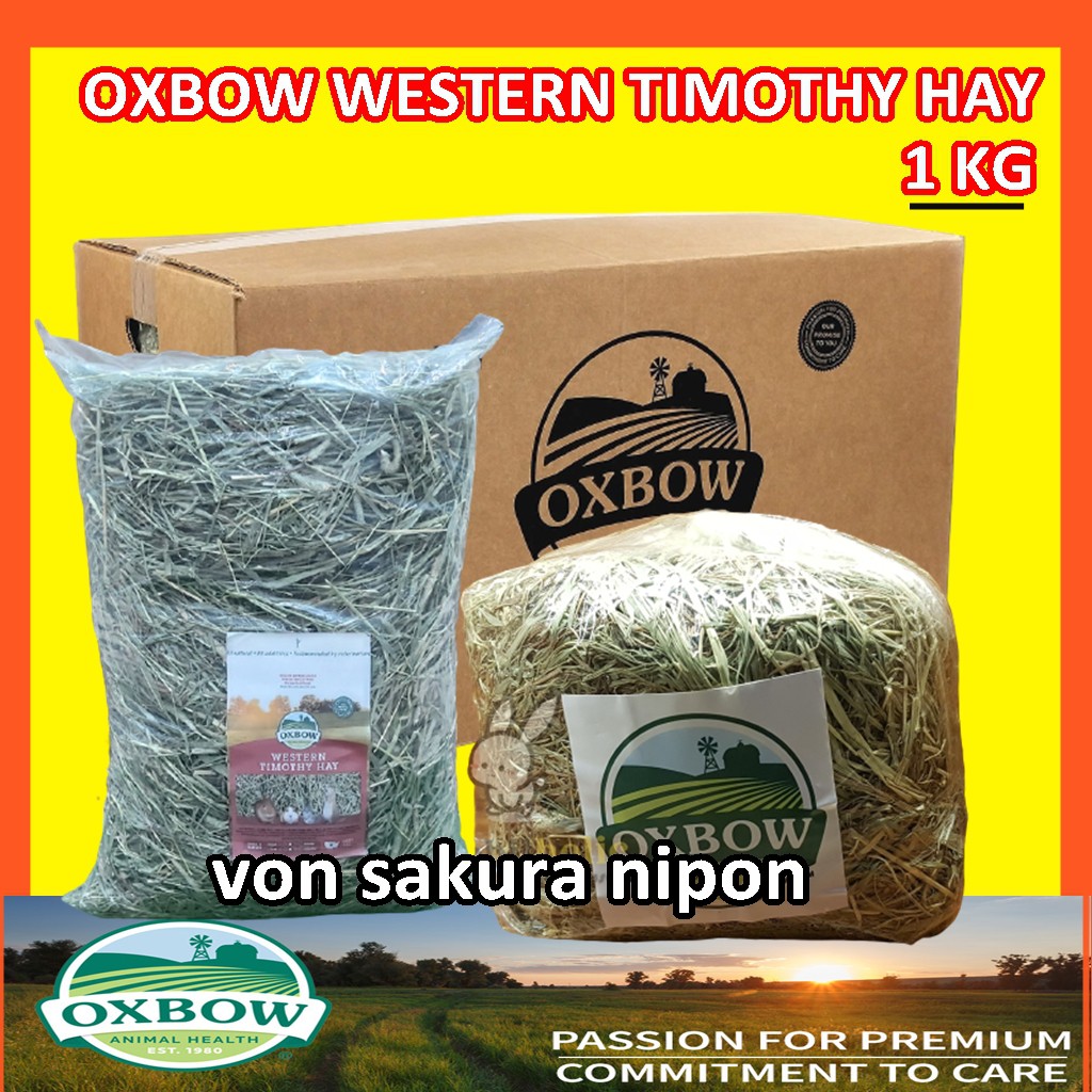 Jual Oxbow Western Timothy Hay MAKANAN KELINCI RUMPUT HAY OXBOW 1KG ...