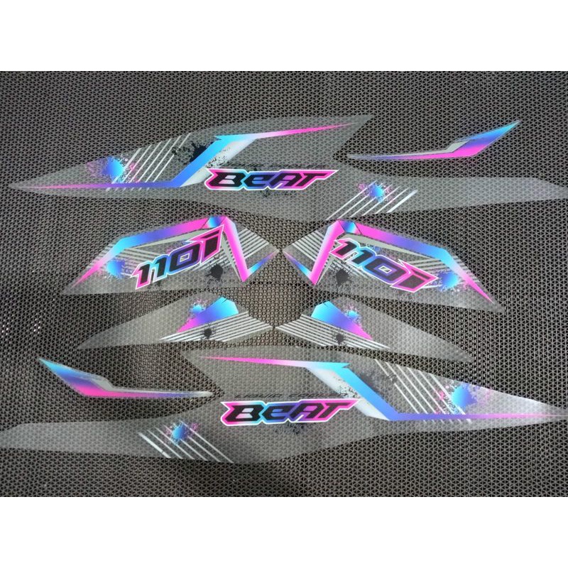 Jual striping sticker beat deluxe transparan 2020 rainbow hits | Shopee ...