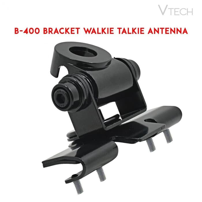 Jual B400 Bracket Bagasi Antena Mobil 2Ax 10cm Jepit Kap Mesin Radio ...