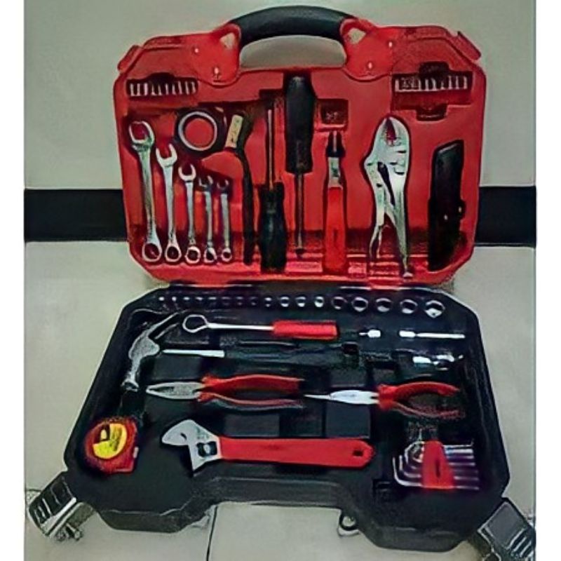 Jual Toolkit set 66pcs kotak alat perkakas mekanik tool kit set Krisbow ...