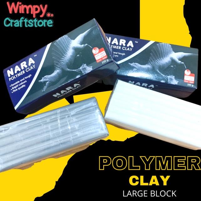 Jual Eksklusif NARA Polymer Clay Large Block Bahan Sculpting Modeling ...