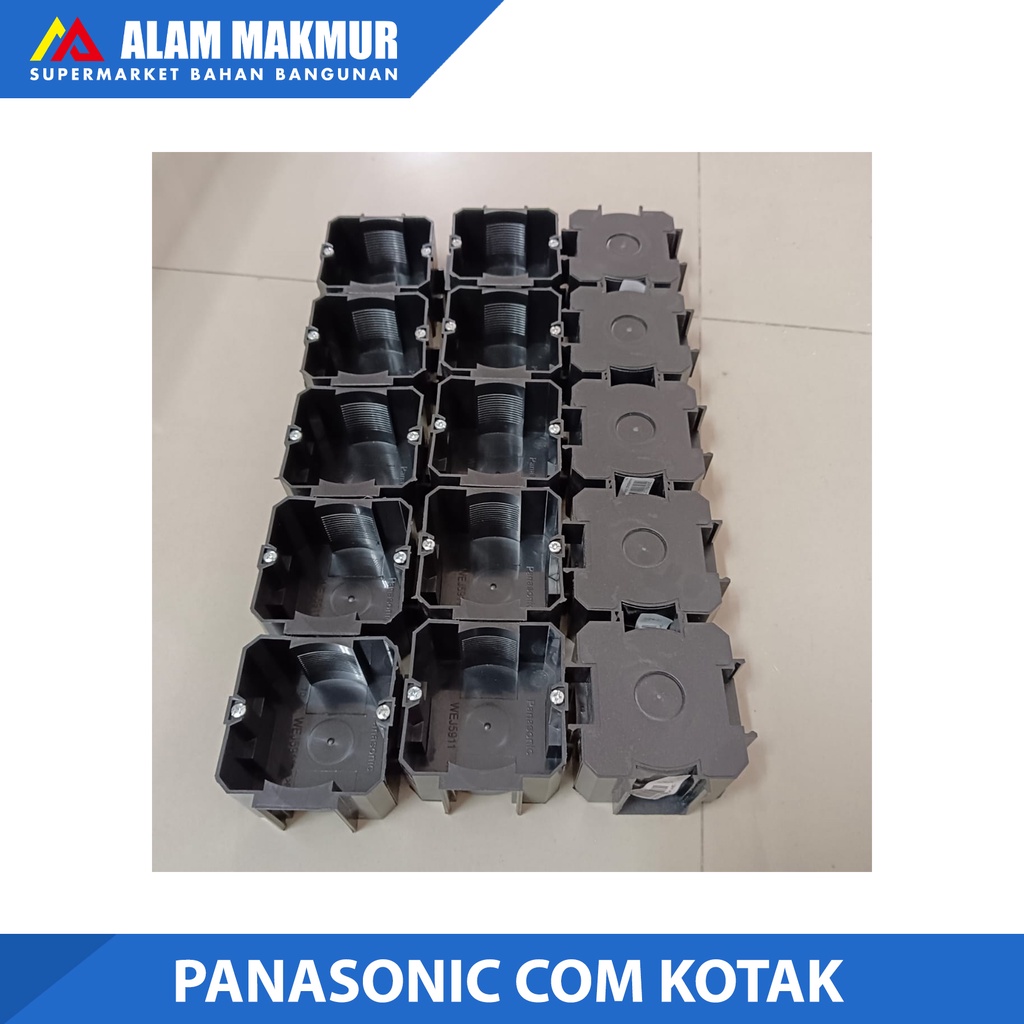 Jual Panasonic com kotak inbow dus, mangkok saklar , embodus | Shopee ...
