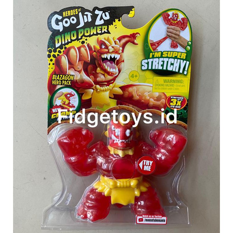 Jual Heroes of Goo Jit Zu Series 3 Dino Power Blazagon Chomp Attack ...