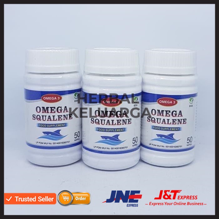 Jual SUPLEMEN MAKANAN OMEGA SQUALENE FOOD SUPLEMENT OMEGA 3 EZA 50 ...