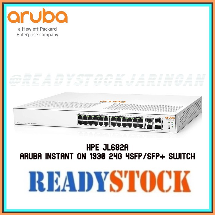 Jual HP Aruba JL682A Instant On 1930 24G 4SFP/SFP+ Switch | Shopee ...